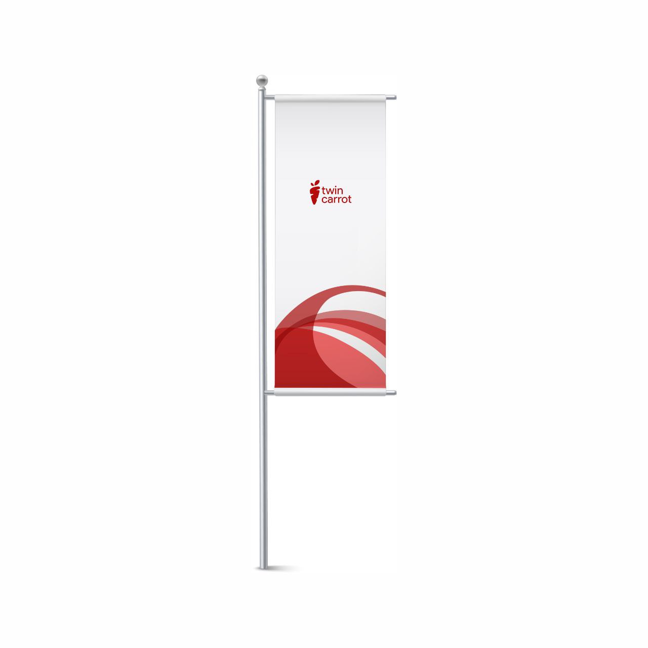 Rectangular Flag Pole - Twincarrot